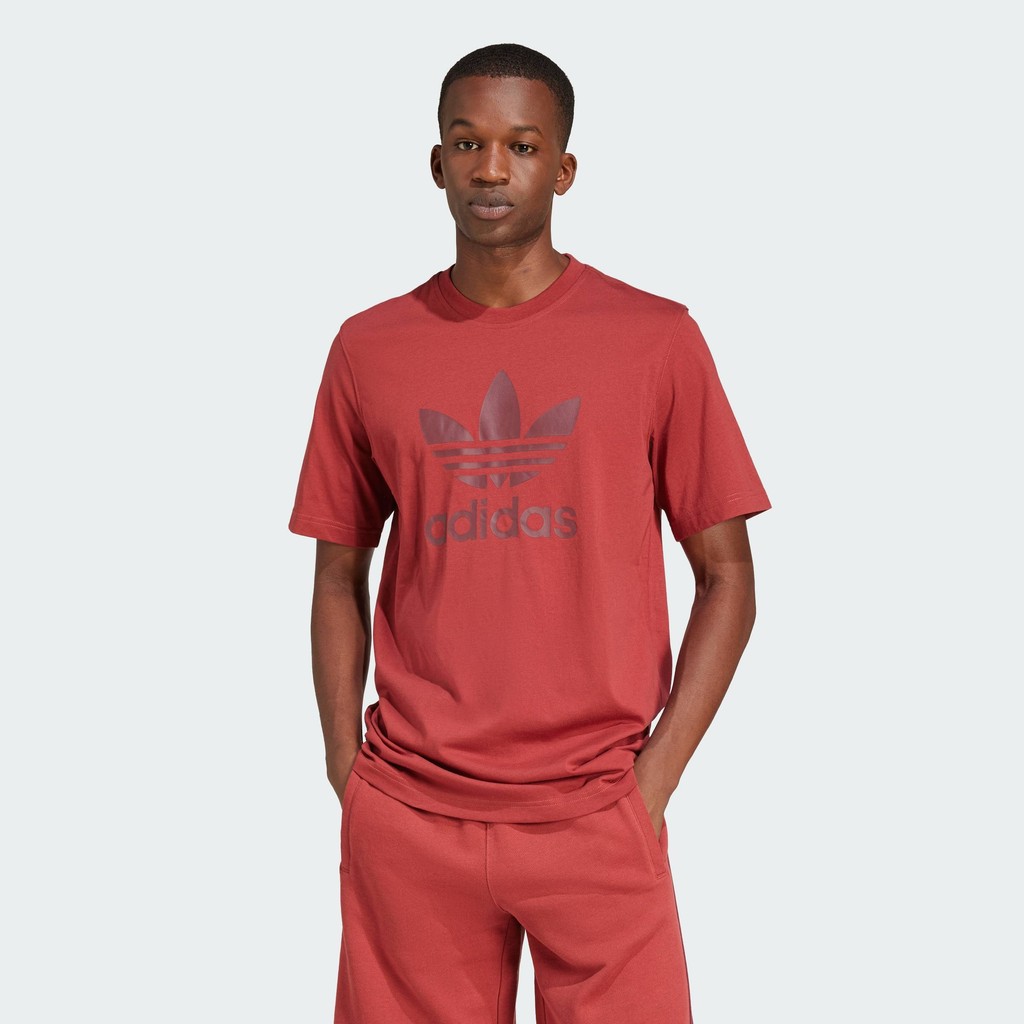 adidas ไลฟ์สไตล์ เสื้อยืด Adicolor Trefoil ผู้ชาย สีแดง JP2550 | Shopee ...