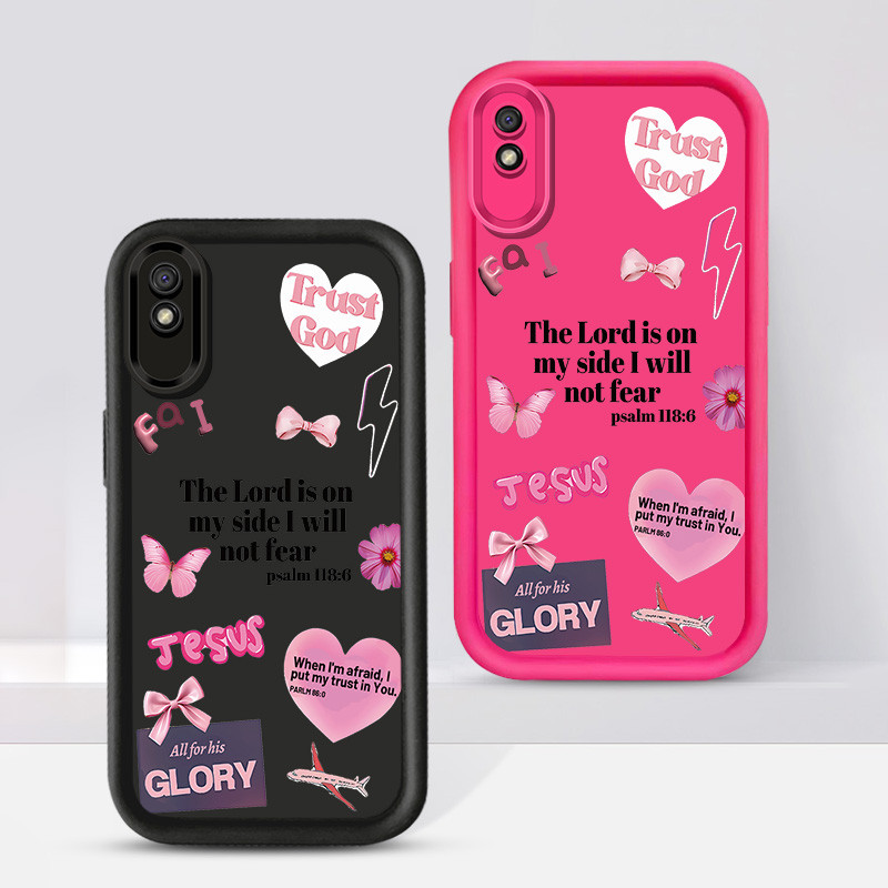 Bow Love Label สําหรับ Redmi 9A 9I 9C 9T 14C A1 A2 A4 หมายเหตุ 9 Pro ...