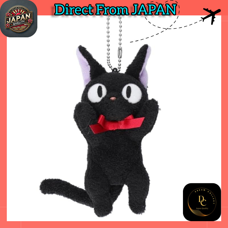 San-Aro Studio Ghibli Black Cat Jiji Mascot Plush K9344 | Shopee Thailand