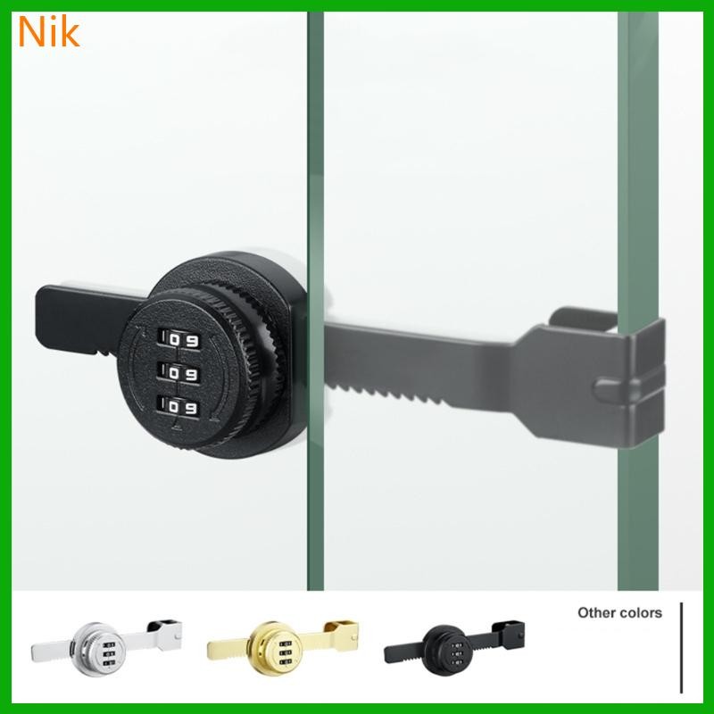 บ.น.ลก.ร.ค.ศ. 3Digit Combine Lock ล็อคประตูกระจกบานเลื่อน | Shopee Thailand