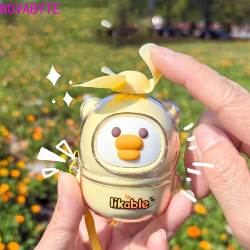 NOVABYTE พัดลมขนาดเล็ก, พัดลมตั้งโต๊ะแพนด้าแบบใช้มือถือ, พัดลมพ็อกเก็ต ...