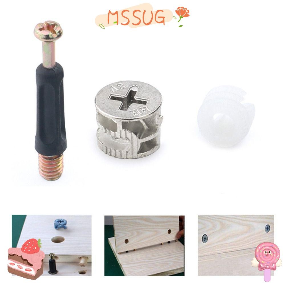MSSUG เฟอร์นิเจอร์ Connector Three-In-One Self Tapping Rod ตู้โต๊ะ Link ...