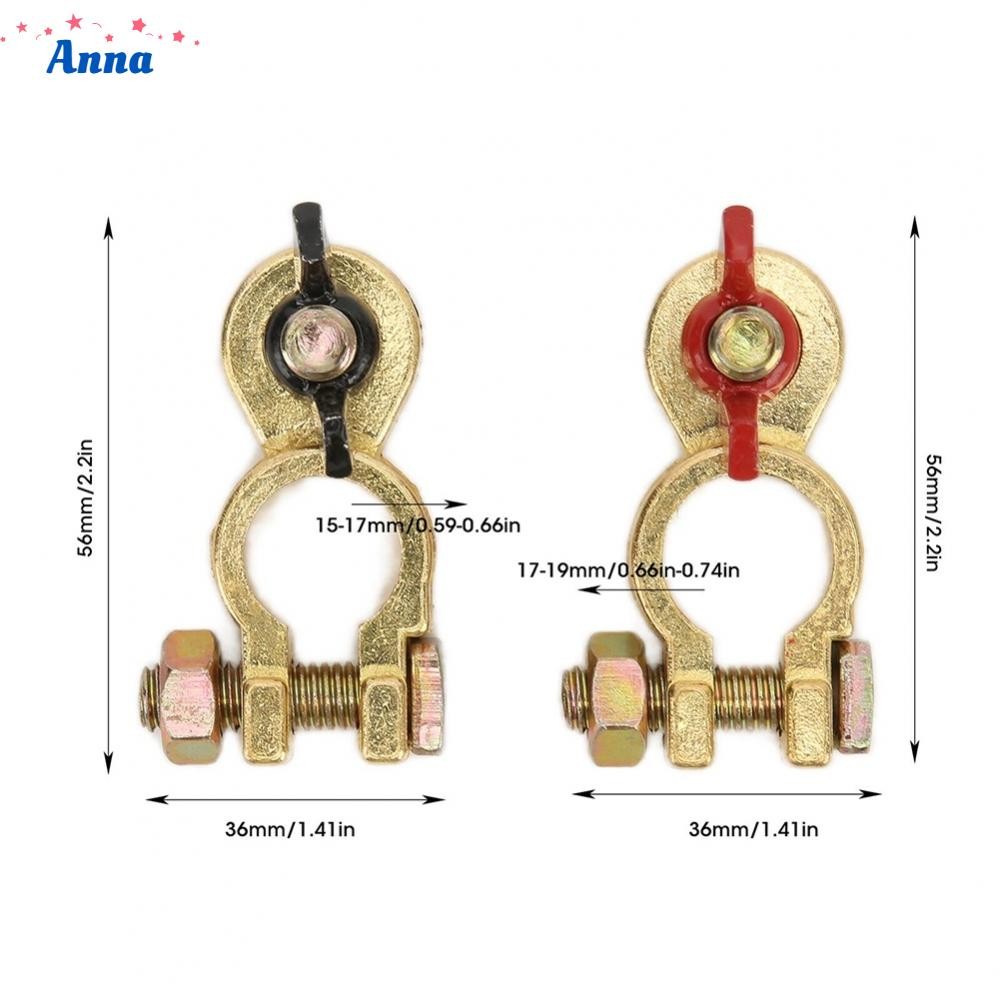 【Anna】Universal Fitment Car Battery Pile Head Terminal Connector Pure ...