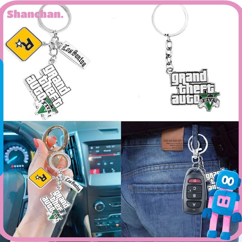 Shanchan เกม PS4 GTA5 พวงกุญแจ, GTA V Grand Theft Auto 5 Star Muti Key ...