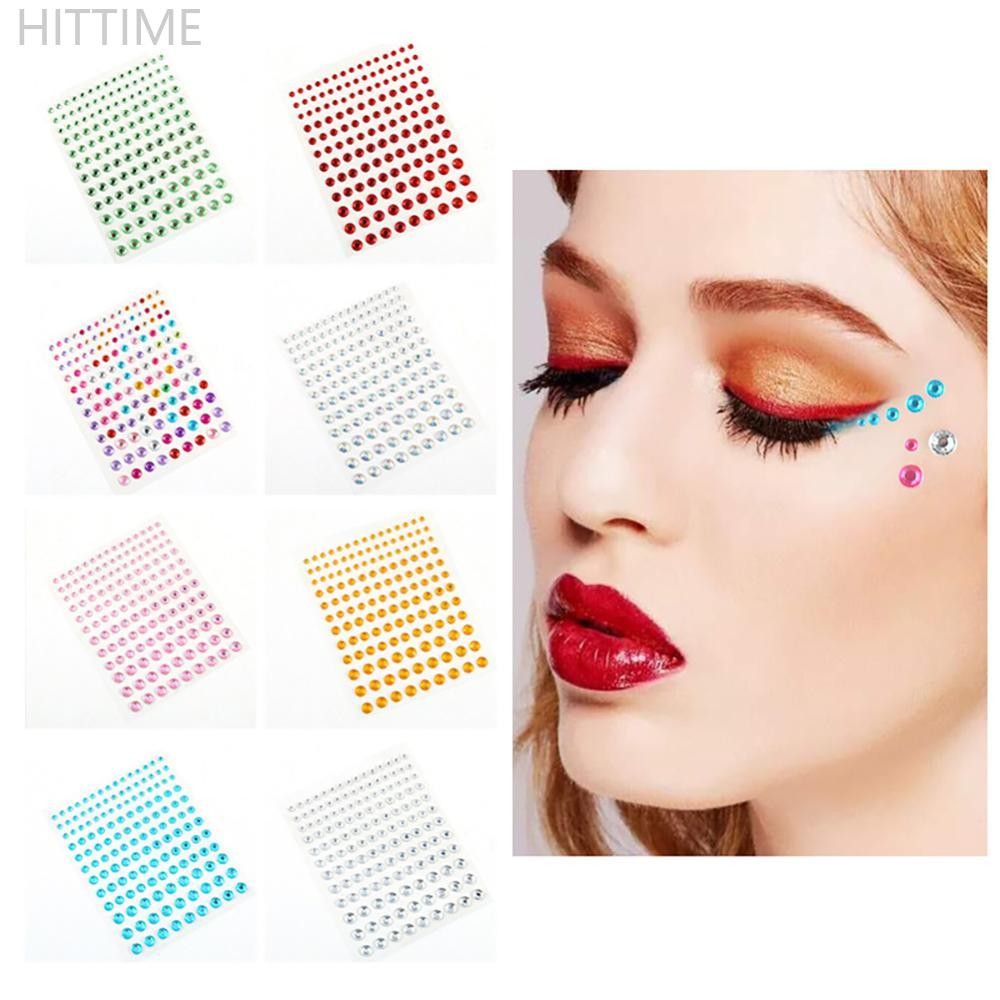 Hittime 1 PC DIY Body Paint Glitter Festival Party Face แต่งหน้าอัญมณี ...