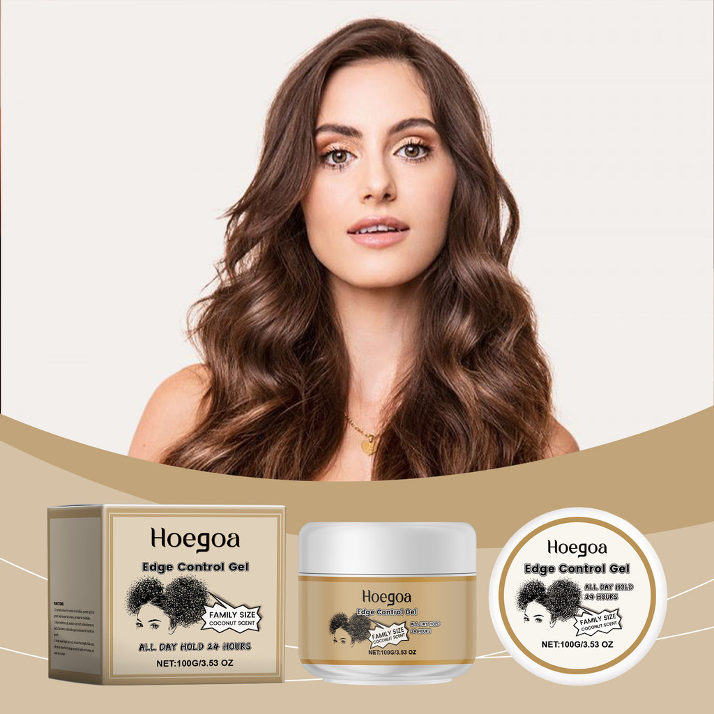 100g HOEGOA Hair Edge จัดแต่งทรงผมเจล Choppy Tresses Edge Bangs มะพร้าว ...