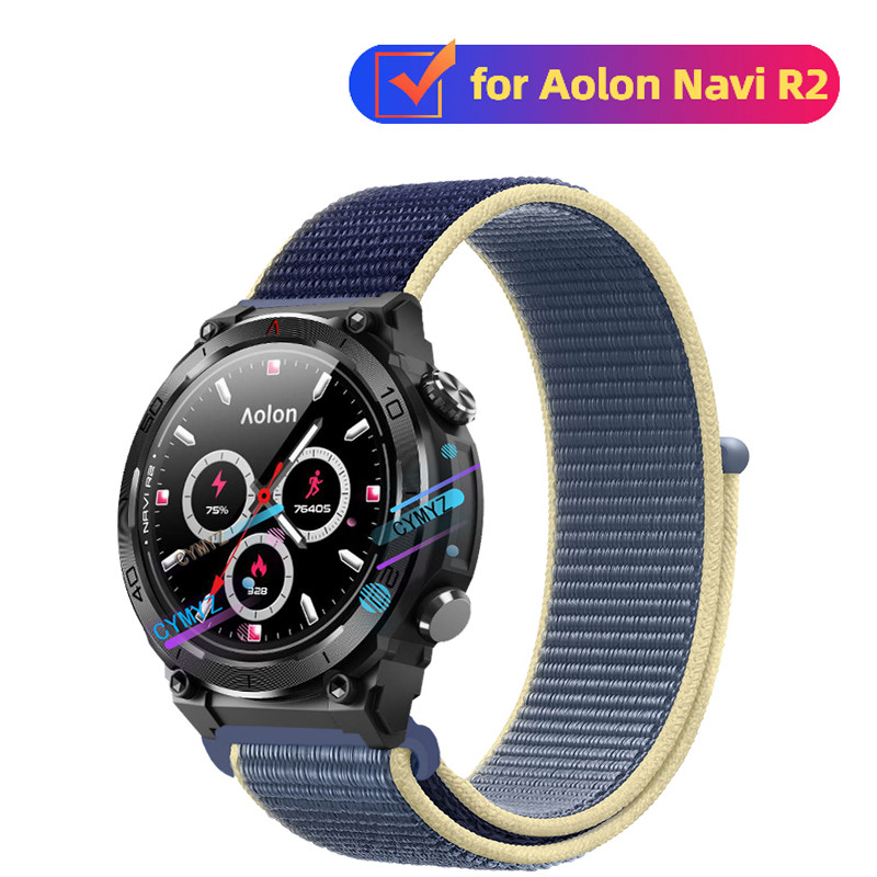 สําหรับสาย Aolon Navi R2 สายไนลอนสําหรับ Aolon Navi R2 สายนาฬิกา ...