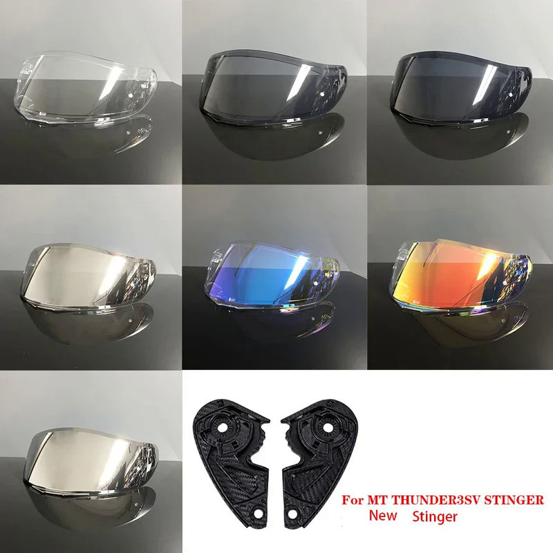 For MT THUNDER 3 SV New models Stinger Helmet Visor Face Motorcycle ...
