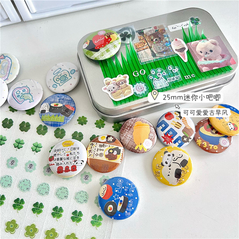 [Koo Ka]♥ High-value Ancient Taste Handbook ตกแต่ง Bar Chirp 25 มม.Mini ...
