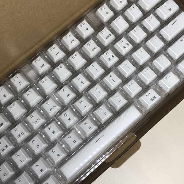คีย์แคป คีย์แคปลาย Ice Transparent Crystal Keycap OEM Height Small Full ...
