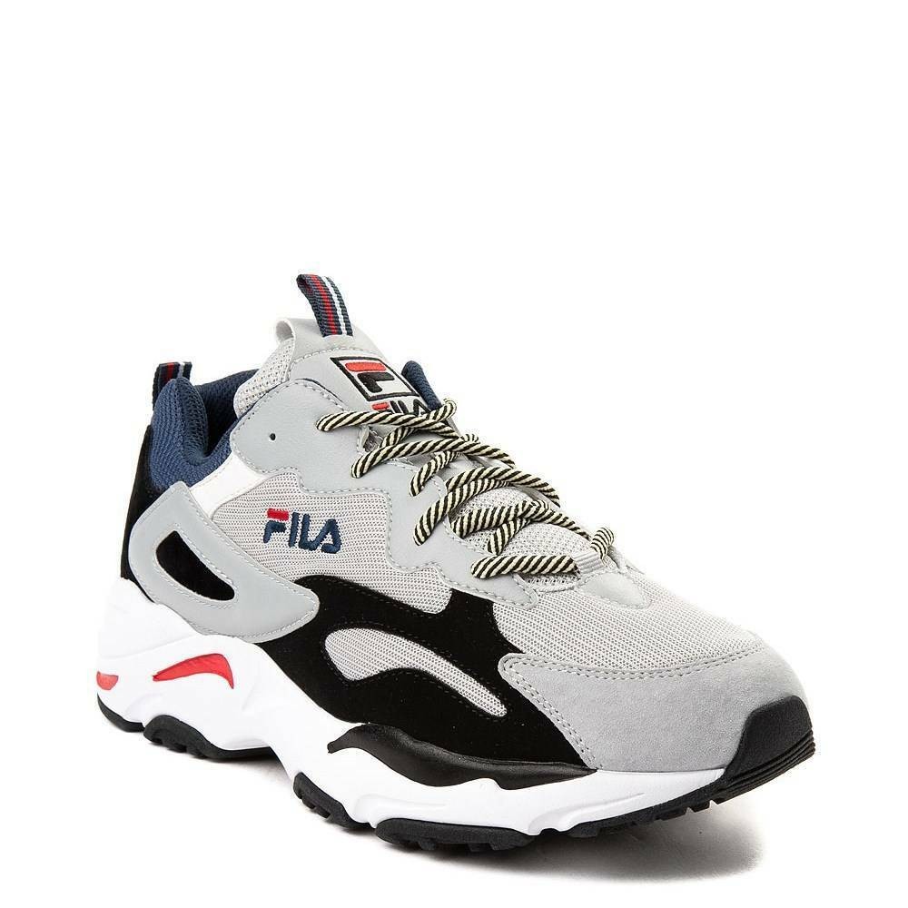 Fila Ray Tracer Athletic Shoe สีเทา สีดํา สีกรมท่า NEW Mens sp881 ...