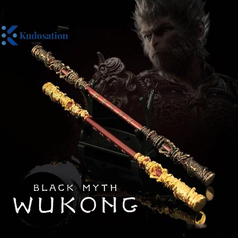 Kudosion โลหะ ck Myth Wukong เกม Ruyi Golden Cudgel สามมิติ Sun Wukong Monkey King อาวุธอุปกรณ์ ...