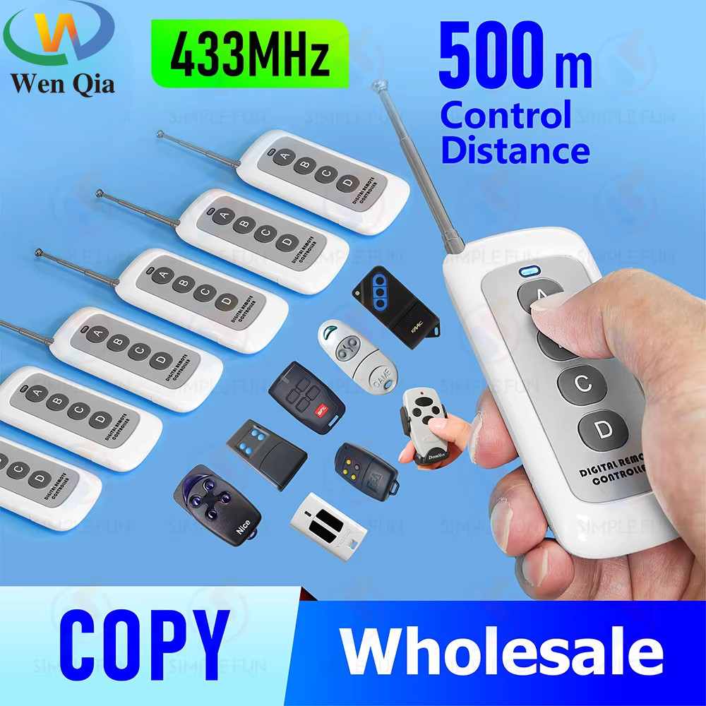 433mhz Copy รีโมทคอนโทรล, CAME Nice CASIT DEA TAU,500m ระยะทางควบคุม,Duplicator สําหรับโรงรถ ...