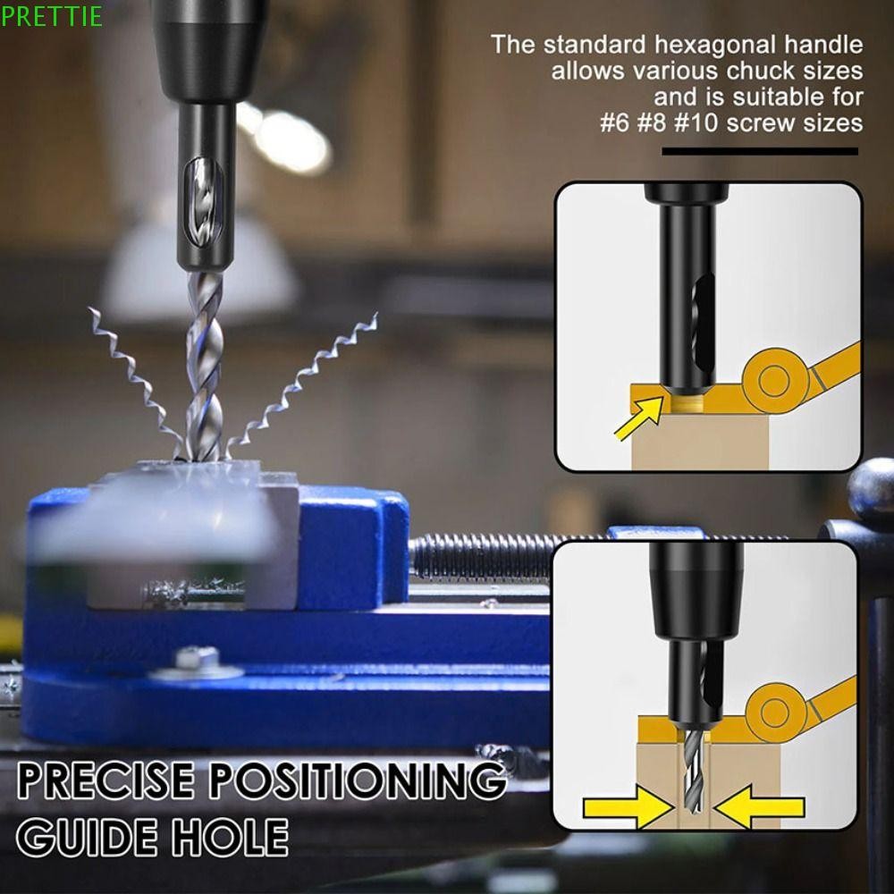 PRETTIE Hole Puncher พร้อมประแจหกเหลี่ยม 3/32" 7/64" 1/8 "Self ...