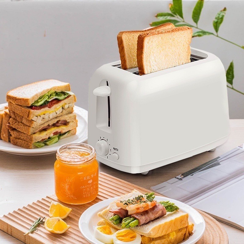 เครื่องปิ้งขนมปัง แบบสองช่อง รุ่น : HJT-022 ปรับระดับความร้อนได้ 6 ...