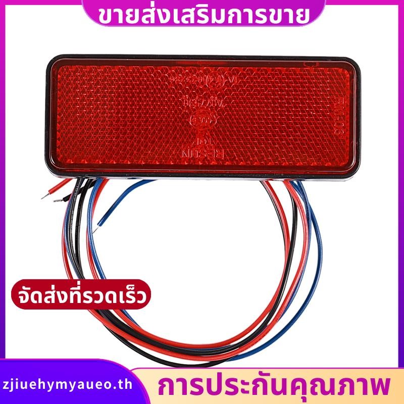 Led Reflector Red ด้านหลังหางเบรคหยุด Marker Light รถบรรทุก Trailer SUV ...