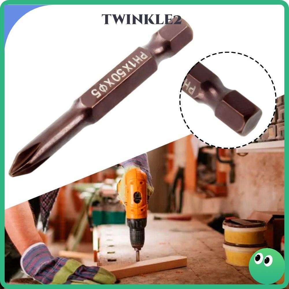 Twinkle 10 ชิ้นไขควงบิต,แรงกระแทกลื่นไดร์เวอร์บิต,แบบพกพาทนต่อการสึกหรอ ...