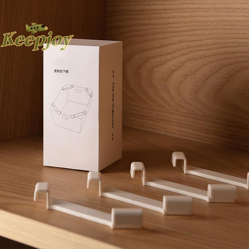 [Keepjoy] ถังเก็บซ้อน Aid 4 ชิ้นตะกร้าเก็บซ้อนหัวเข็มขัดมุมโต๊ะตู้ ...