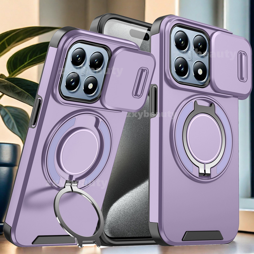 Xiaomi 14T Pro 5G 2024 กรณีเกราะกันกระแทกสไลด์ปลอกแม่เหล็กสําหรับ Mi14T ...