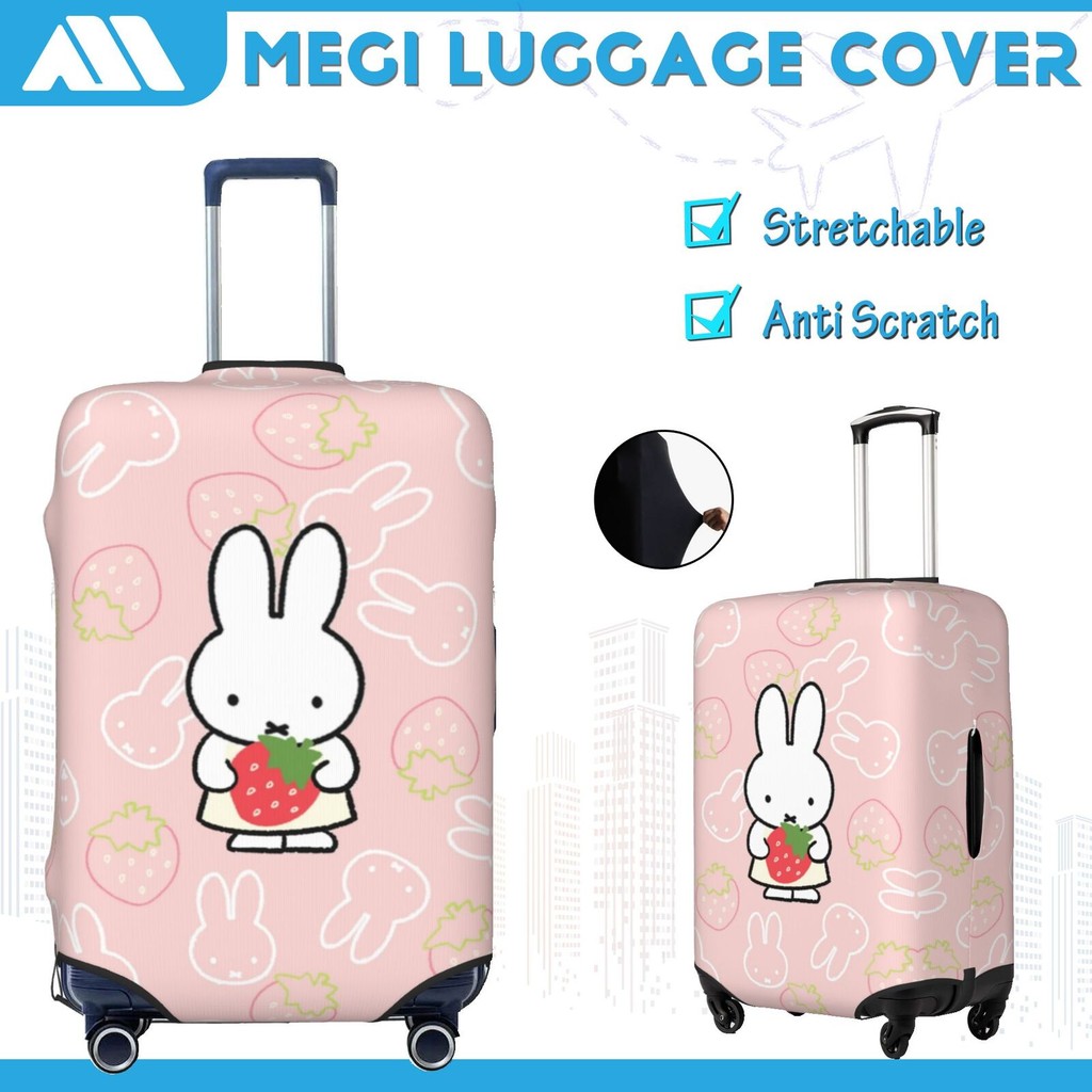 ผ้าคลุมกระเป๋าเดินทาง ผ้าสแปนเด็กซ์ แบบยืดหยุ่น ยืดหยุ่น Miffy Travel ...