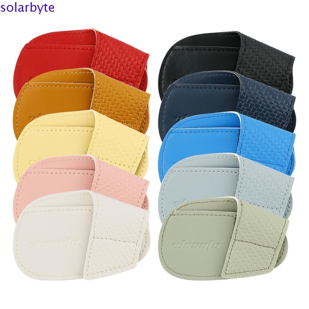 Solarbyte หมวกกอล์ฟหนัง,เปลี่ยนได้กันน้ํากอล์ฟหัวเหล็กครอบคลุม,อุปกรณ์กอล์ฟทนทานสีสัน PU หนังพัต ...