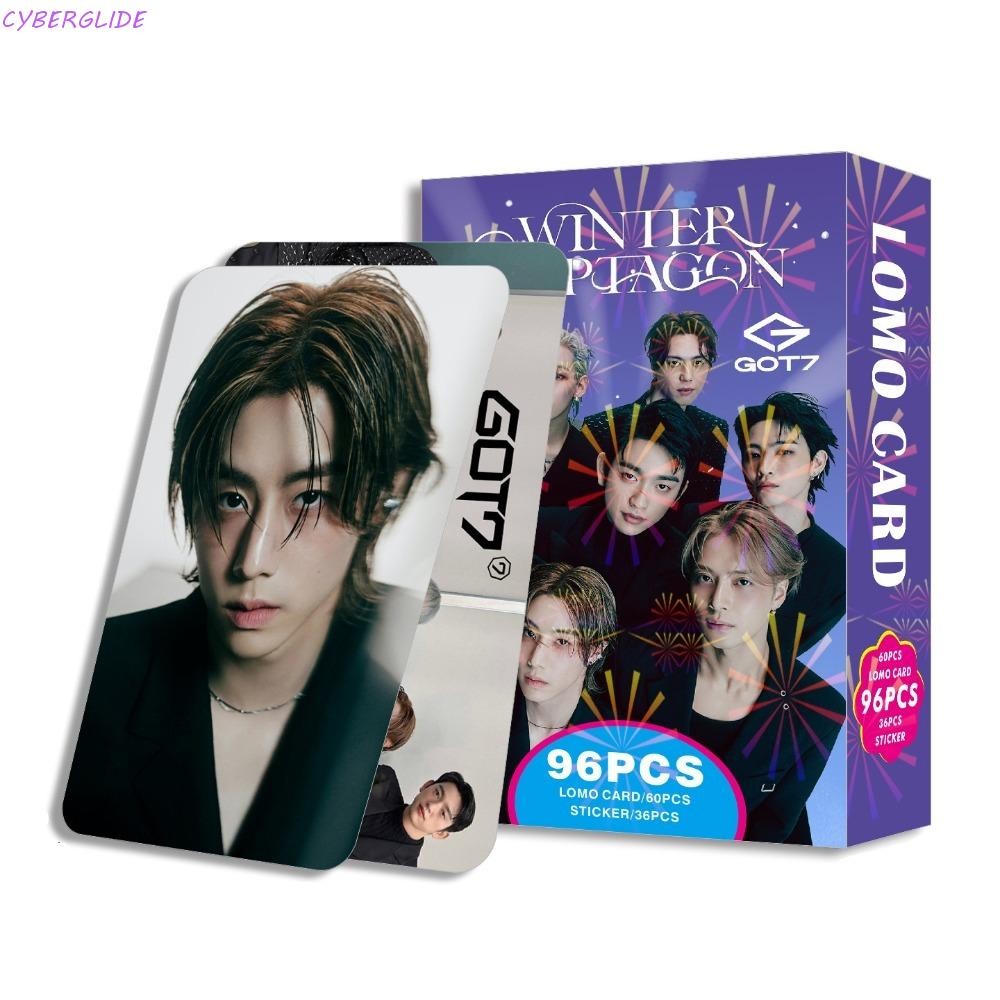 CYBERGLIDE GOT7 การ์ดโลโม่, Jay B BamBam GOT7 NESTFEST การ์ดโฮโลแกรม, การ์ดขนาดเล็ก JinYoung HD ...