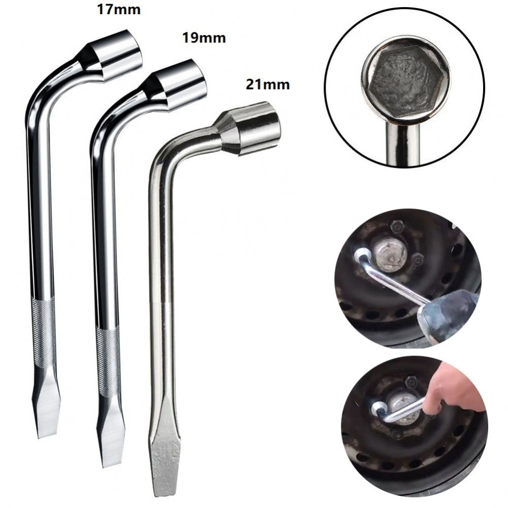 【BIG DISCOUNT】Heavy Duty Wheel Nut Bolt Spanner with Extending Handle ...