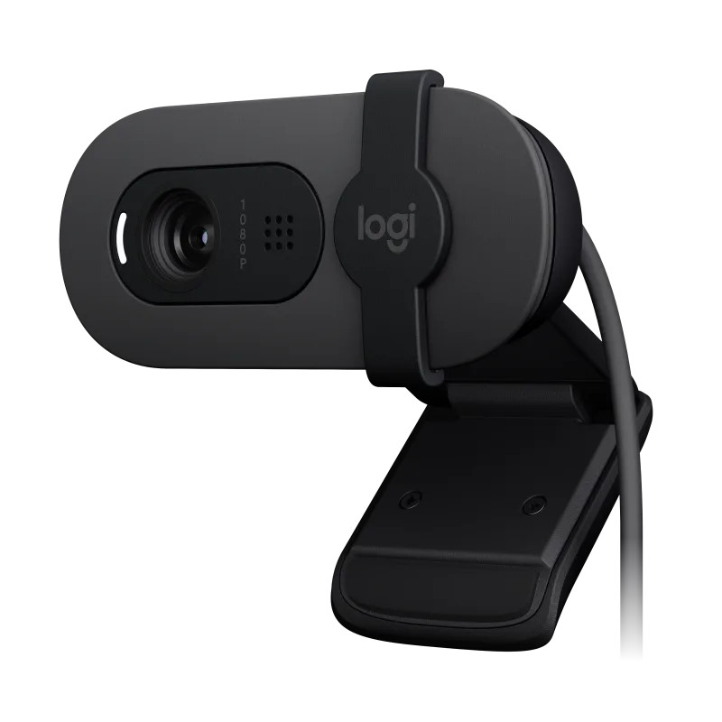 กล้องเว็บแคม Logitech QCAM-BRIO100 Logitech QCAM-BRIO100 สีดำ ชิ้น ...