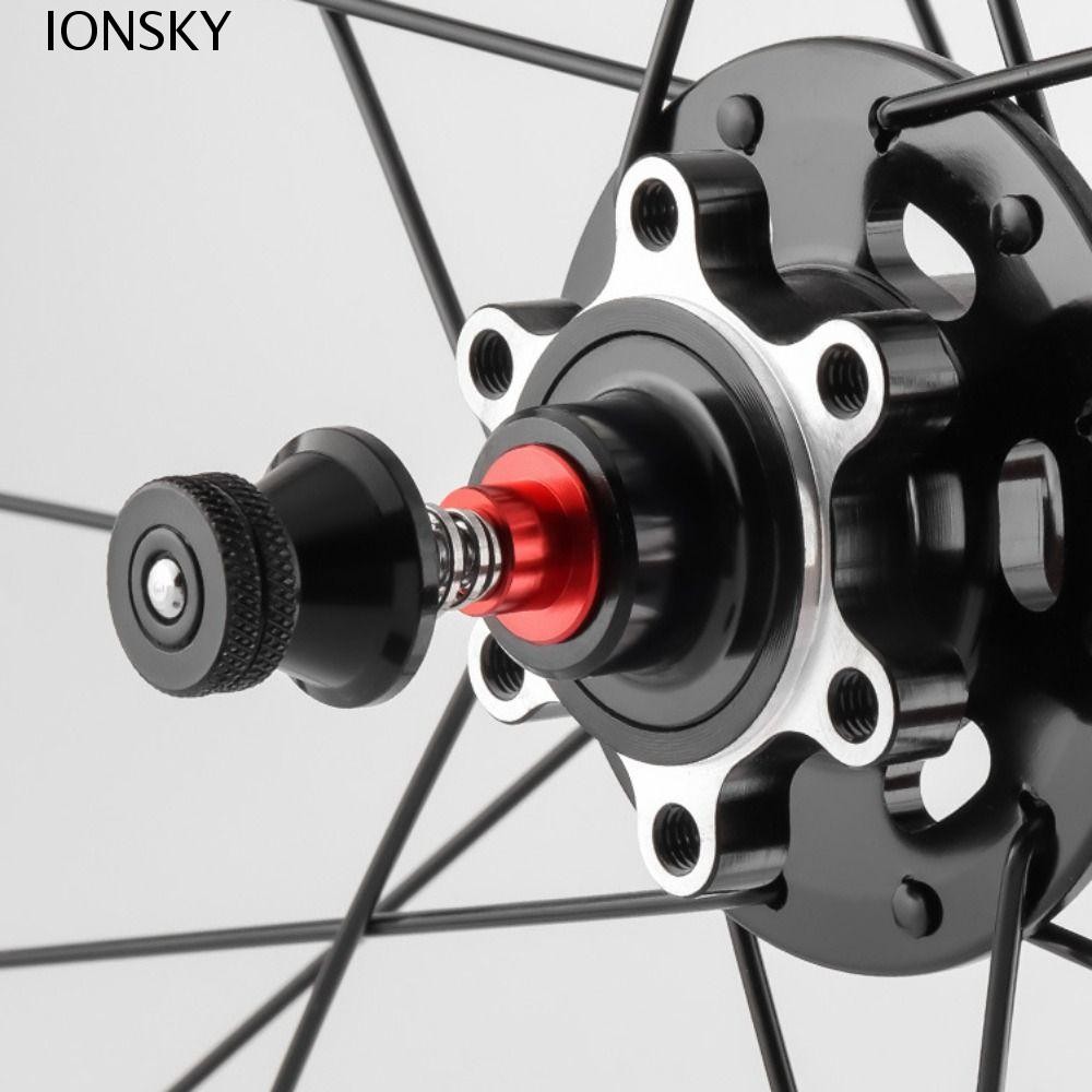IONSKY 2 ชิ้นจักรยาน Hub Thru เพลาอะแดปเตอร์, อลูมิเนียมอัลลอยด์ Quick ...