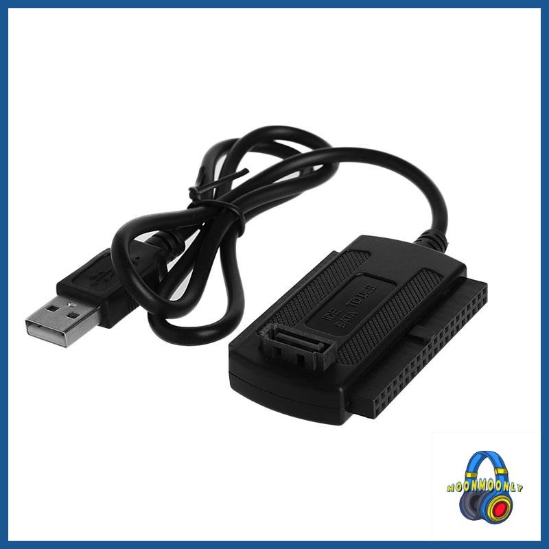 MOON USB 2 0 ถึง IDE 2 5 3 5 ฮาร์ดดิสก์ HDD อะแดปเตอร์แปลง Cableta ...