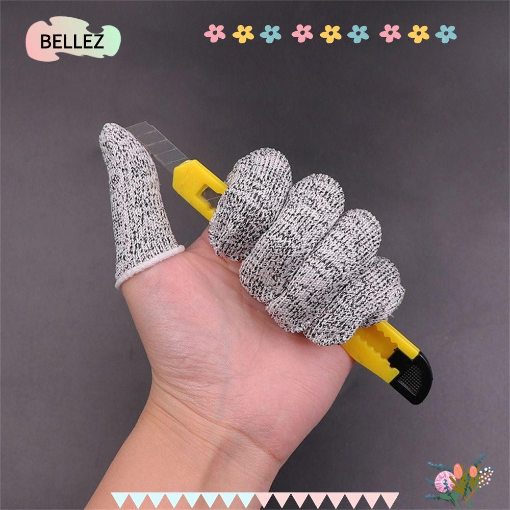 BELLEZ 10 ชิ้นป้องกันนิ้ว, ยืดหยุ่นทนทาน Anti-Cut Finger Cover, อเนก ...