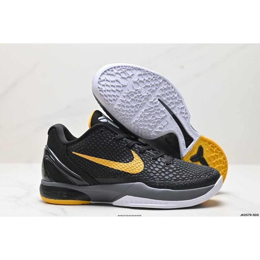 100% ของแท้ Nike ซูม Kobe VI protro Kobe 6รองเท้าบาสเกตบอลต่ำด้านบนแข็ง ...