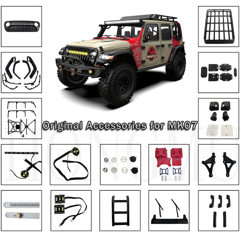 Rlaarlo MK07 1/7 RC รุ่นรถร็อคตีนตะขาบอุปกรณ์เดิม | Shopee Thailand