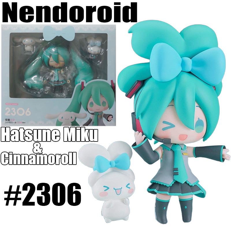 Hatsune Miku & Cinnamoroll Nendoroid 2306 รุ่น Hatsune Miku Action Figure Cinnamoroll Collab Ver ...