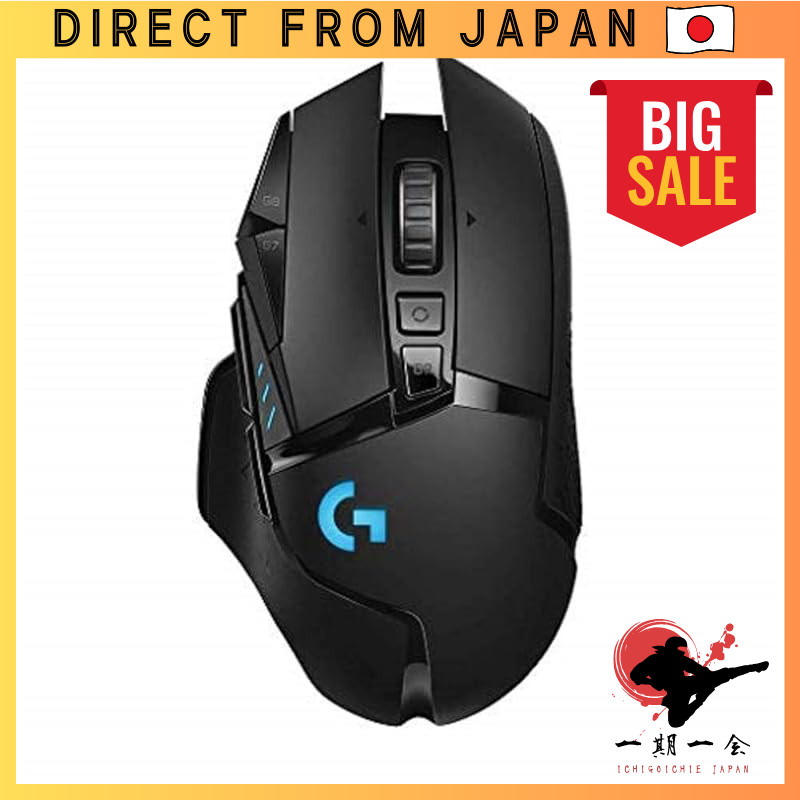 Logicool G502 HERO Gaming Mouse - Wireless and Wired Options with LIGHTSYNC RGB, 11 Programmable ...