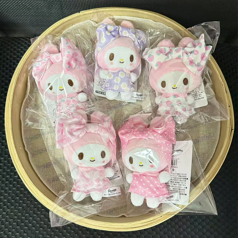 Sanrio Melody Candy Series ตุ๊กตาตุ๊กตาน่ารักพวงกุญแจของเล่น Plushie ...