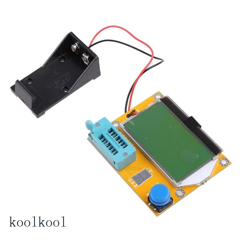 Kool 1 Pc Professional 9V LCD เครื่องทดสอบทรานซิสเตอร์ดิจิตอล LCR-T4 ...