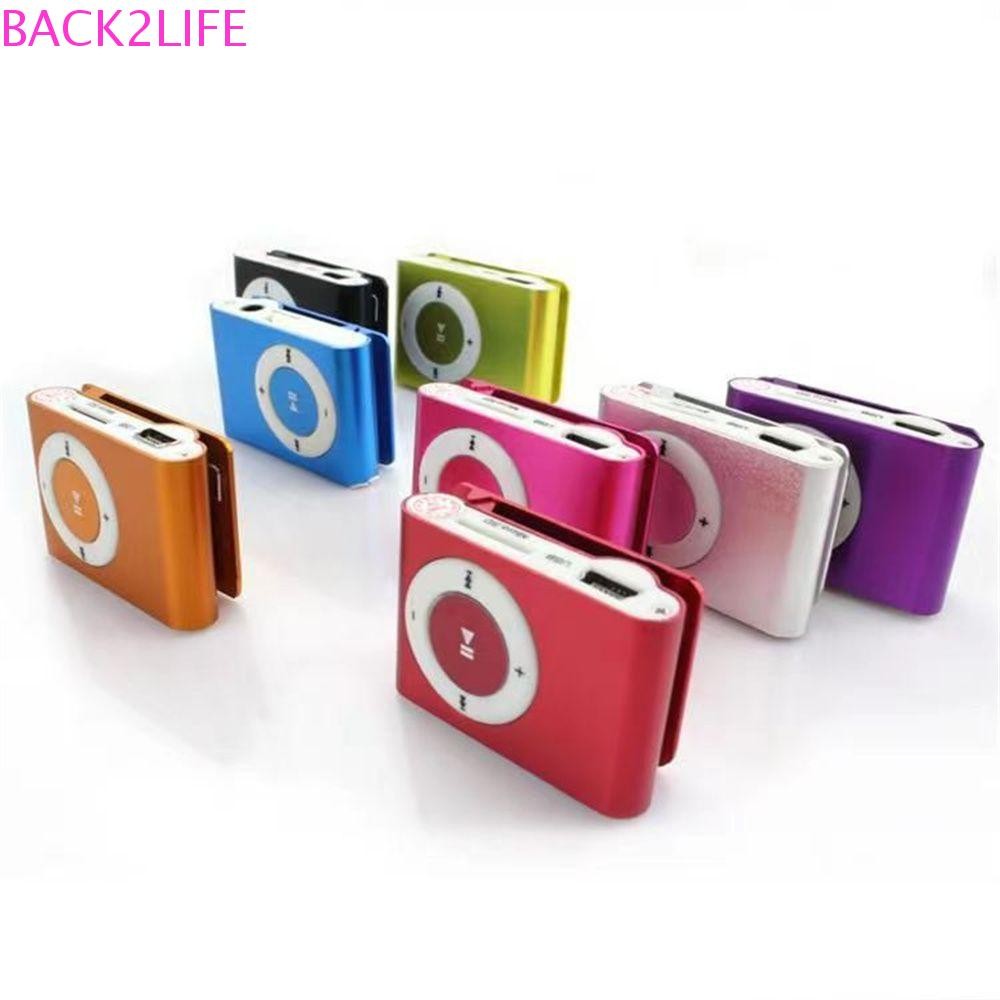 BACK2LIFE เครื่องเล่น MP3 เครื่องเล่นสื่อ Mini Metal Walkman เครื่อง ...