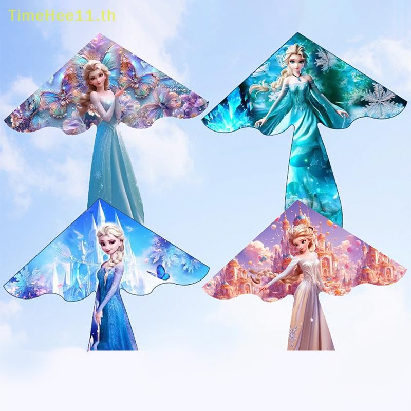 TimeHee ใหม่ Elsa Princess Elsa Frozen Kite การ์ตูนเด็ก Kite กีฬา ...