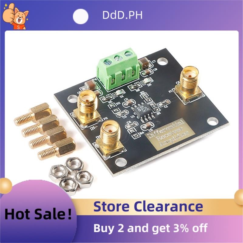 Ad8130 Differential Receiver Amplifier Board Module Single-Ended Common Mode Remove Ratio เสียง ...