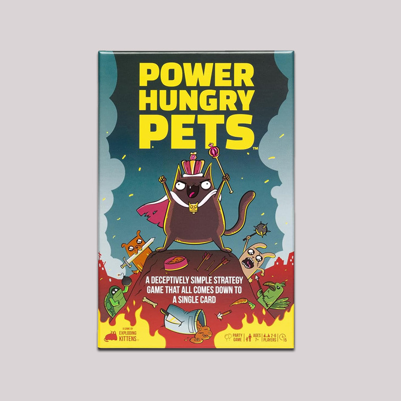 Exploding Kittens Card Game Power Hungry Pets Strategic and Simple ...