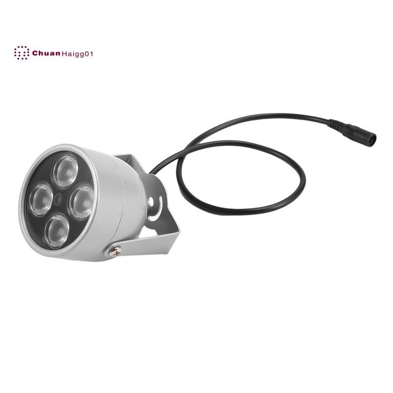 4 Array LEDs อินฟราเรดกันน้ํา Night Vision IR Illuminator Light เติมแสง ...