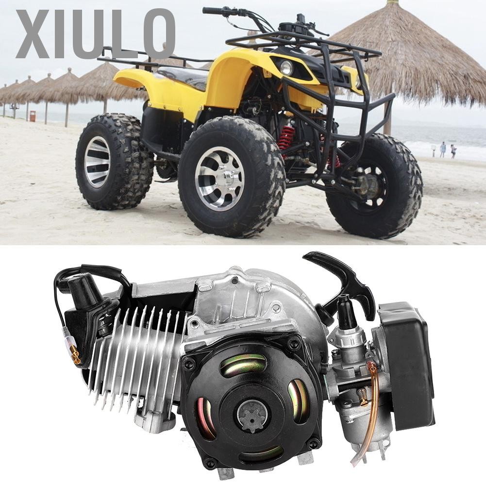 Xiulo 49cc 2 จังหวะเริ่มต้นเครื่องยนต์สำหรับมอเตอร์ Mini Pocket Pit Quad Dirt Bike Atv Buggy ...