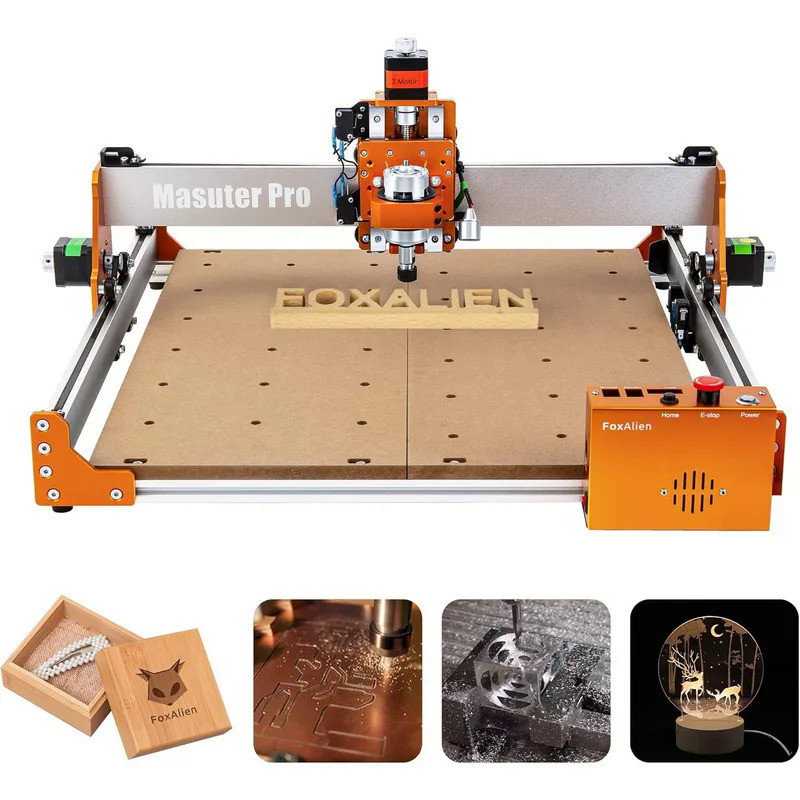 CNC Router Machine, Upgraded 3-Axis Engraving All-Metal Milling Machine ...