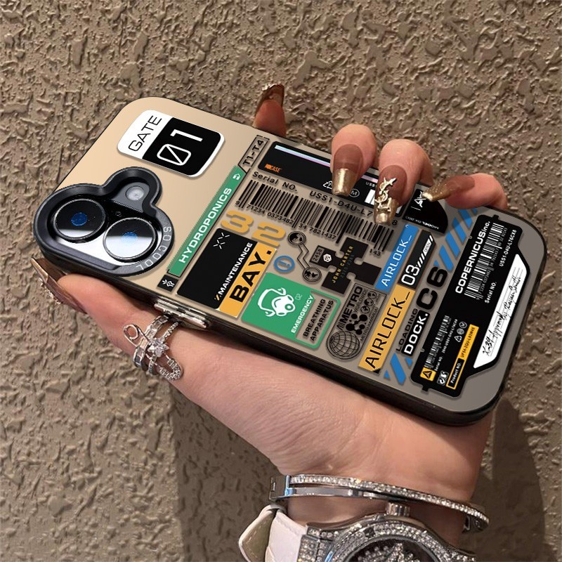 ️จัดส่งทันที ️เคสไอโฟน11 12 13 14 15 16 Pro Max Luxury brand machinery ...
