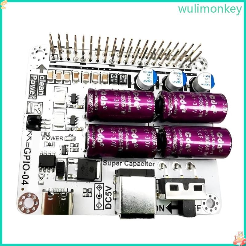 Wu 5V HiFi Power Filter TypeC DC2 1 5V สําหรับ RPI Super Capacitor ...