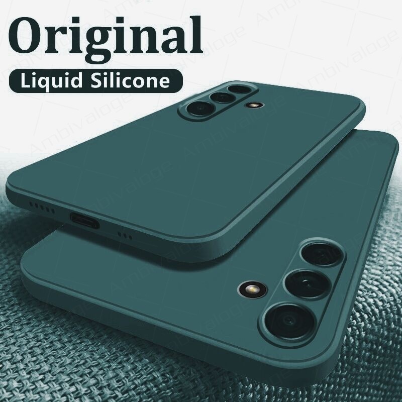 เคสซิลิโคนนิ่ม ขอบสี่เหลี่ยม ป้องกันกล้อง สําหรับ SAMSUNG Galaxy A06 A16 A26 A36 A56 A05 A15 A25 ...