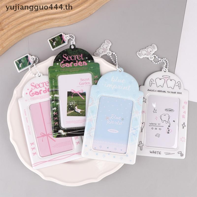 # Yuyu # Ins สไตล์ PVC Card Sleeve การ์ดขนาดเล็กฝาครอบป้องกัน Kpop Idol ...