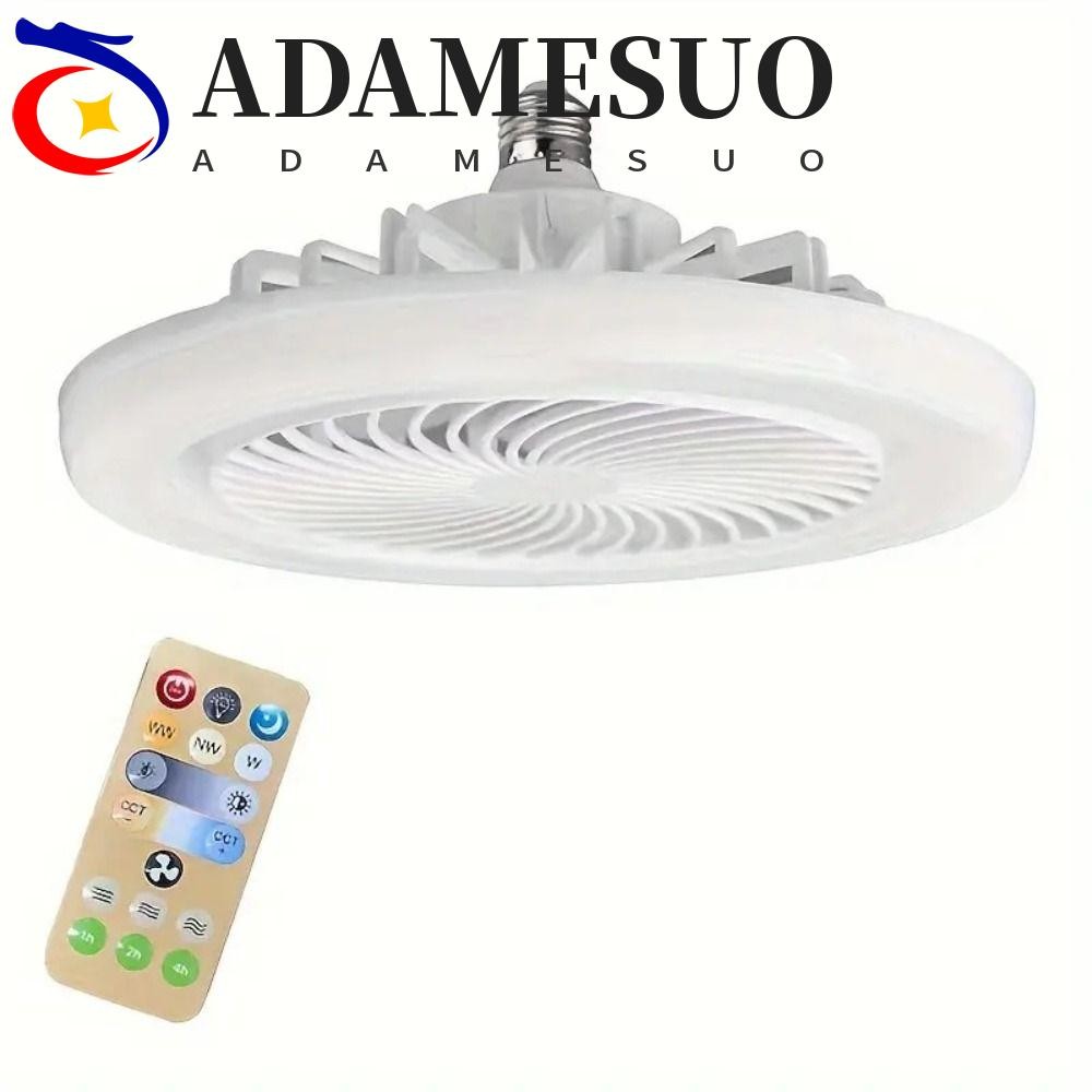 Adamesuo E27 พัดลม,หรี่แสงได้ ABS E27 พัดลมโคมไฟ,โมเดิร์น E27 เกลียวผู้ถือโคมไฟปรับ 360 องศาหมุน ...