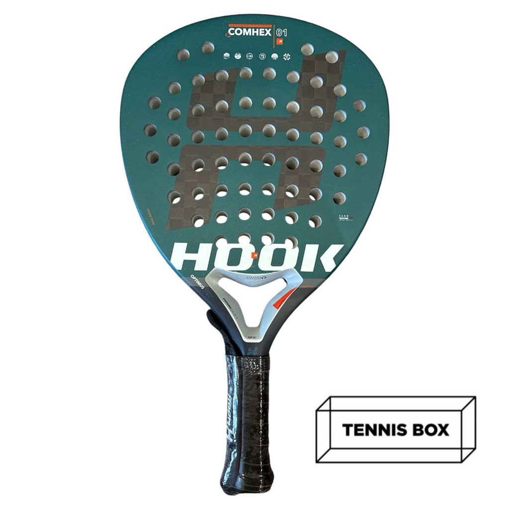 Padel Racket ไม้พาเดล Hook COMHEX CONTROL 12K ของแท้ พร้อมส่ง | Shopee ...